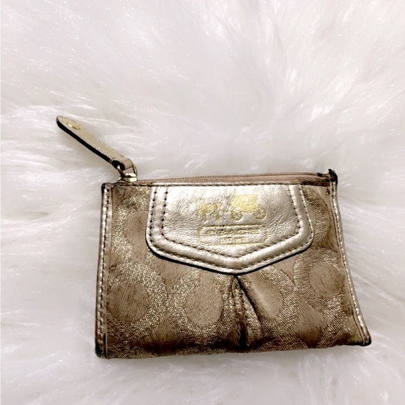 Coach | Bags | Coach Coin Purse Keychain 45 X 3 Back Pocket | Poshmark